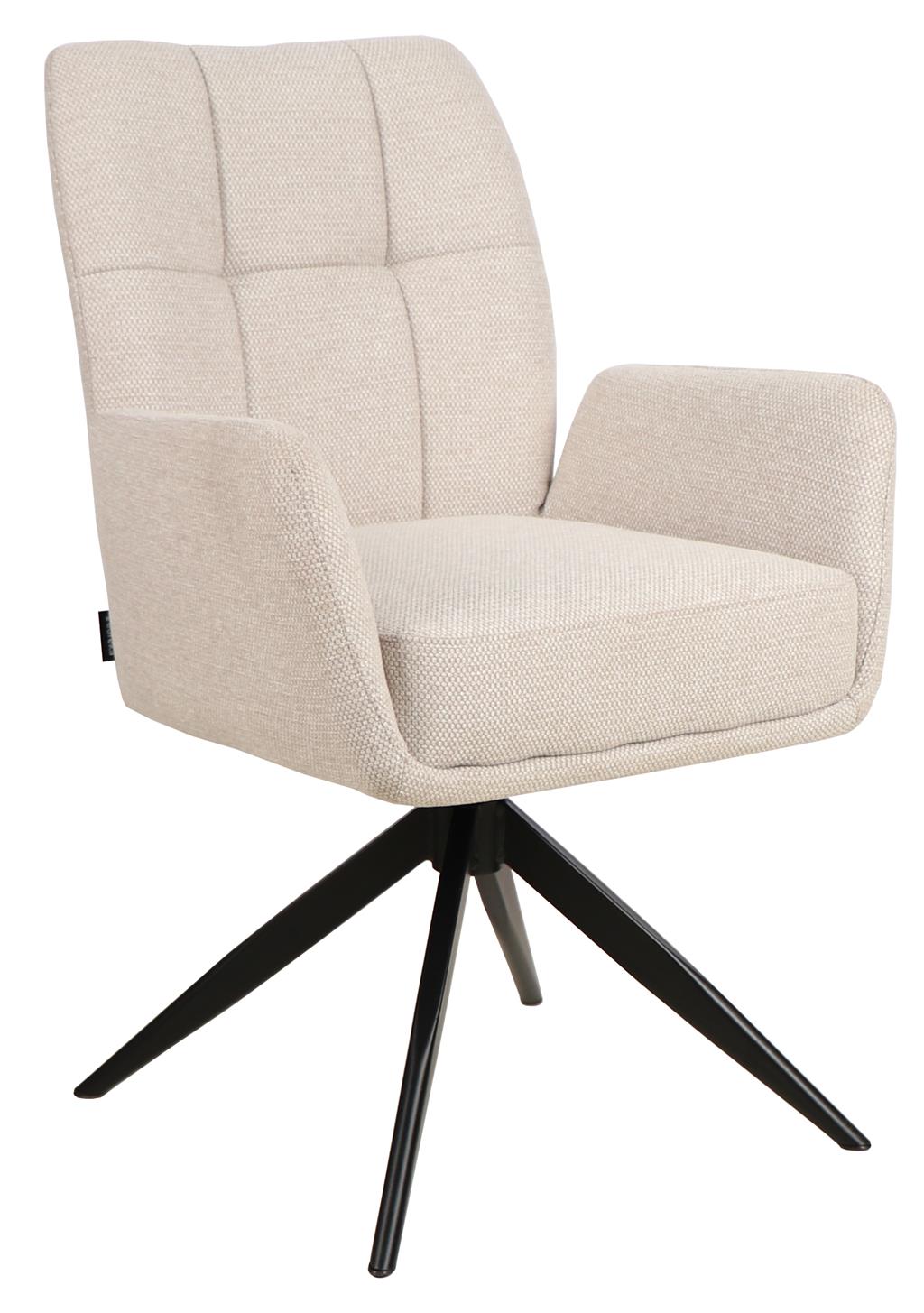 Tone spisestol m/sving Style 100 Beige, pocketfjærer - Eureka Møbler AS