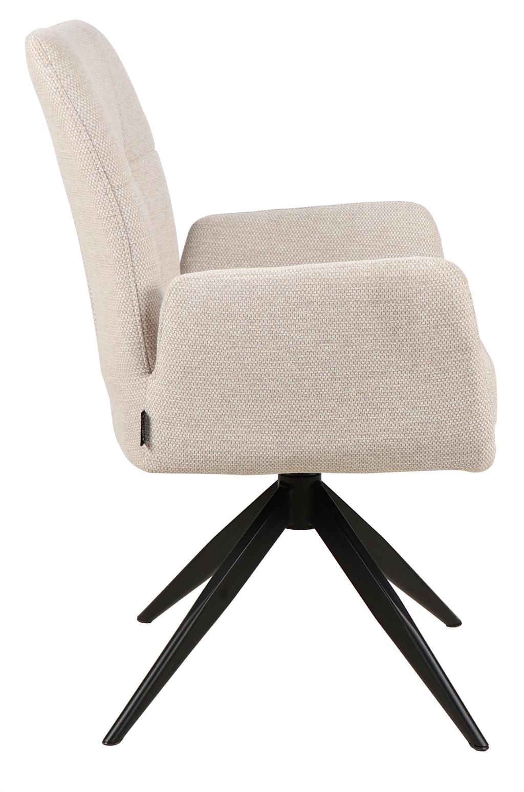 Tone spisestol m/sving Style 100 Beige, pocketfjærer - Eureka Møbler AS